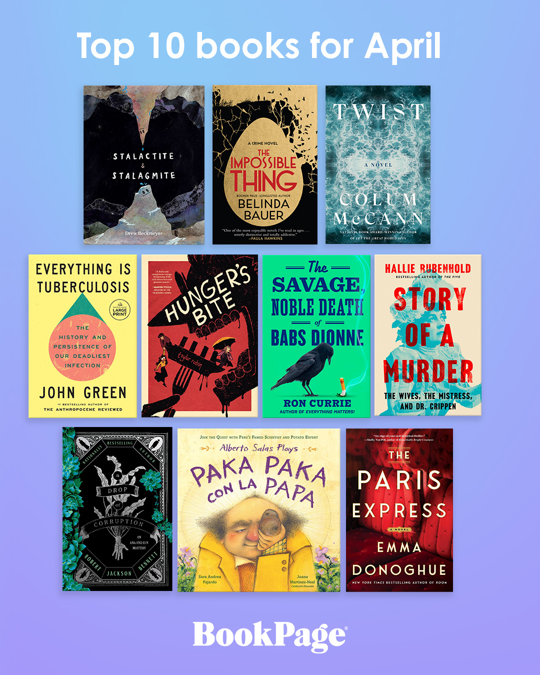 Our Top 10 books of the month