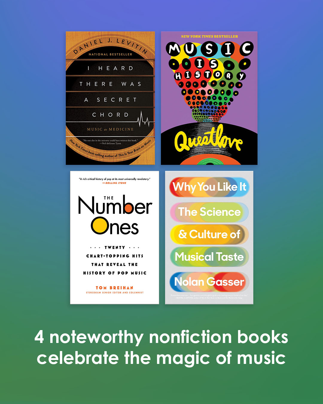 4 noteworthy nonfiction books celebrate the magic of music
