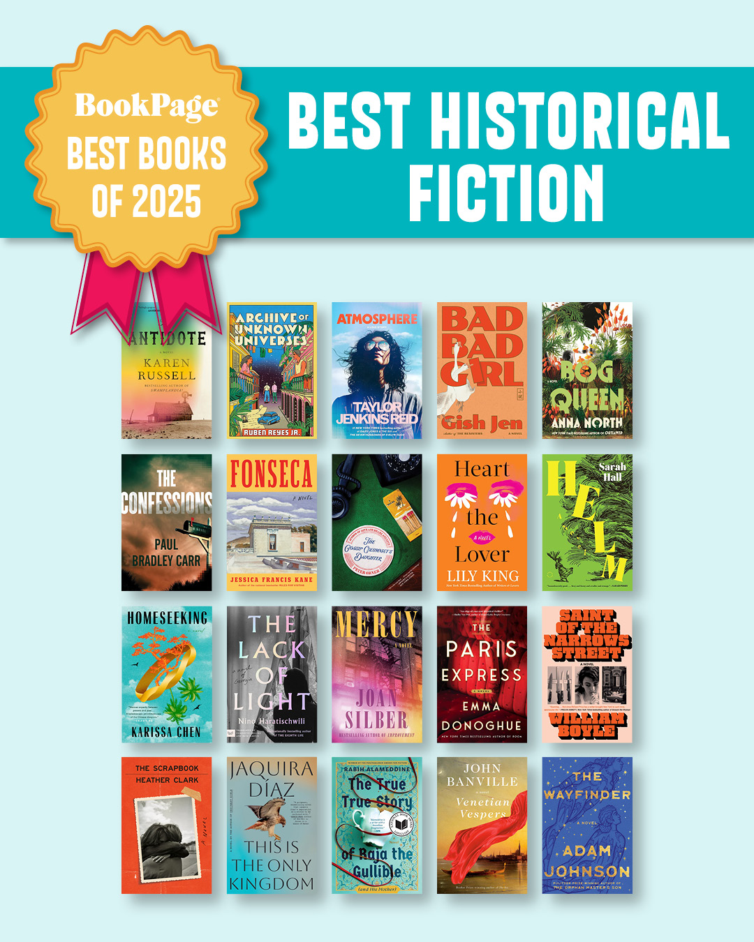 Best Historical Fiction of 2025